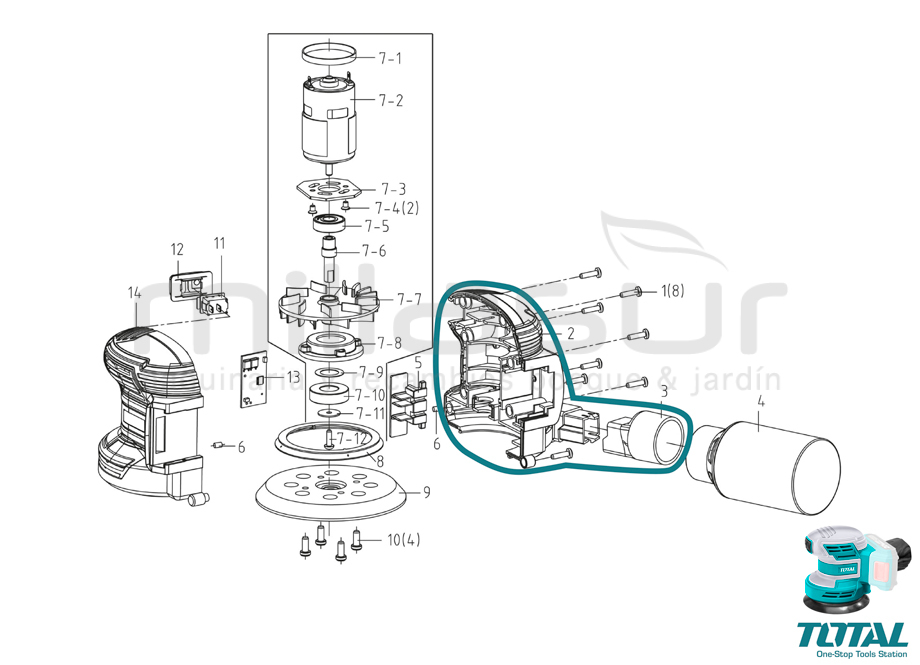 CAIXA DIREITA COM LIXADEIRA DE LIGAÇÃO DE ASPIRAÇÃO TROSLI2001 ( 2 + 3 ...